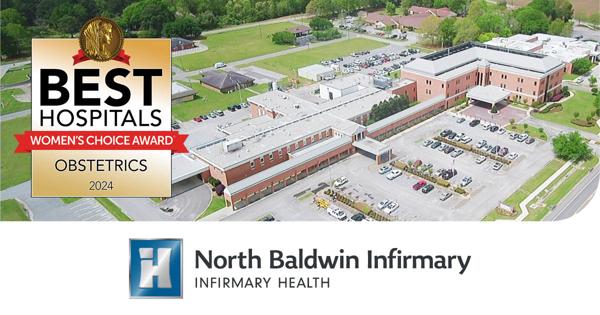North Baldwin Infirmary receives Women’s Choice Award® for obstetrics