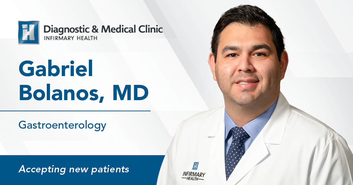 Infirmary Health welcomes gastroenterologist Gabriel Bolanos, MD