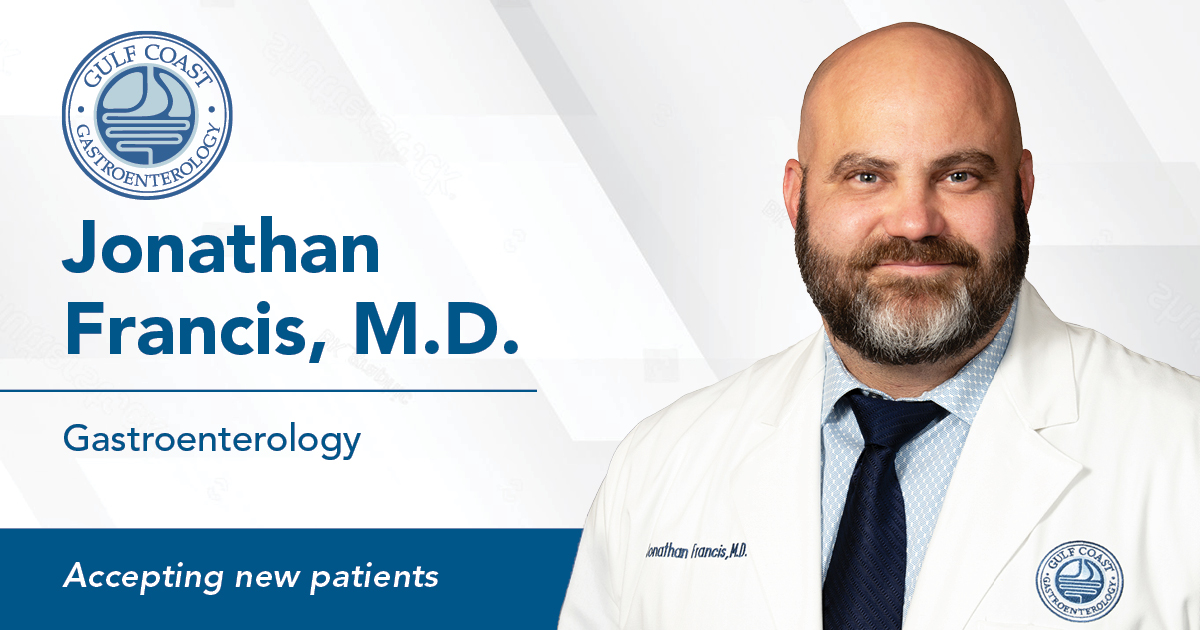 Infirmary Health welcomes gastroenterologist, Jonathan Francis, MD
