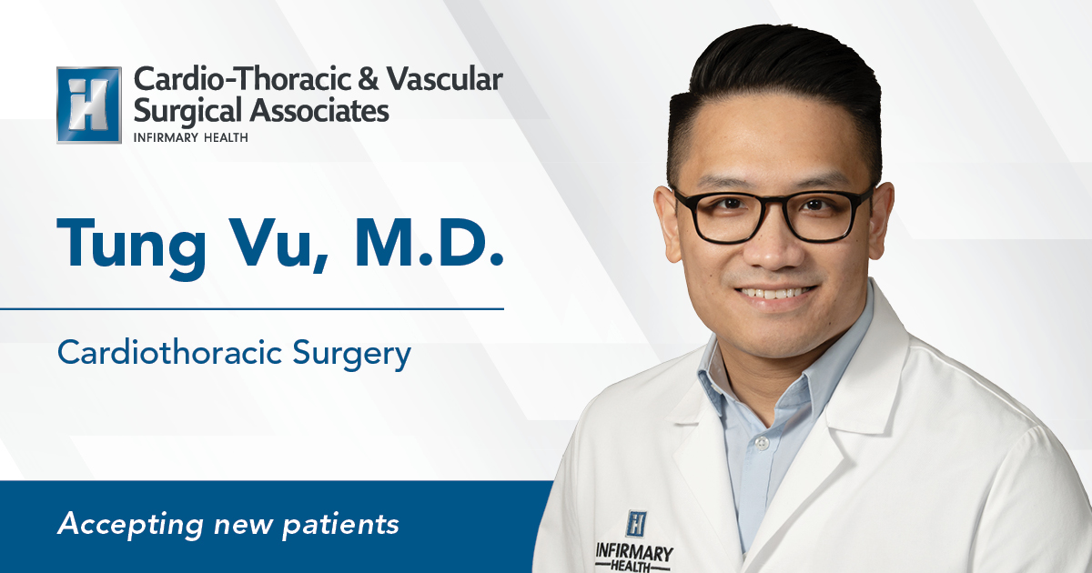 Infirmary Health welcomes cardiothoracic surgeon, Tung Vu, MD