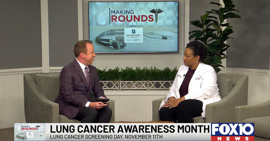 Making Rounds on Fox 10 News: Lung Cancer Awareness Month