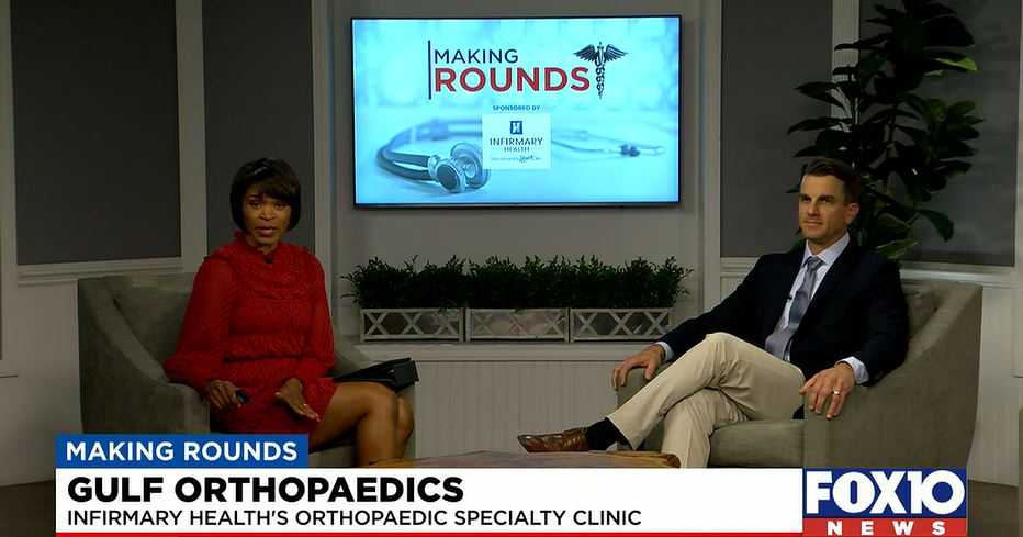 Making Rounds on Fox 10 News: Jason Determann, M.D., Gulf Orthopaedics