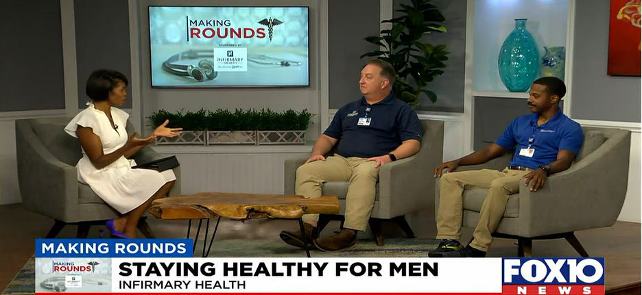 Making Rounds on Fox 10 News: Men's Health Month and Infirmary Health ...